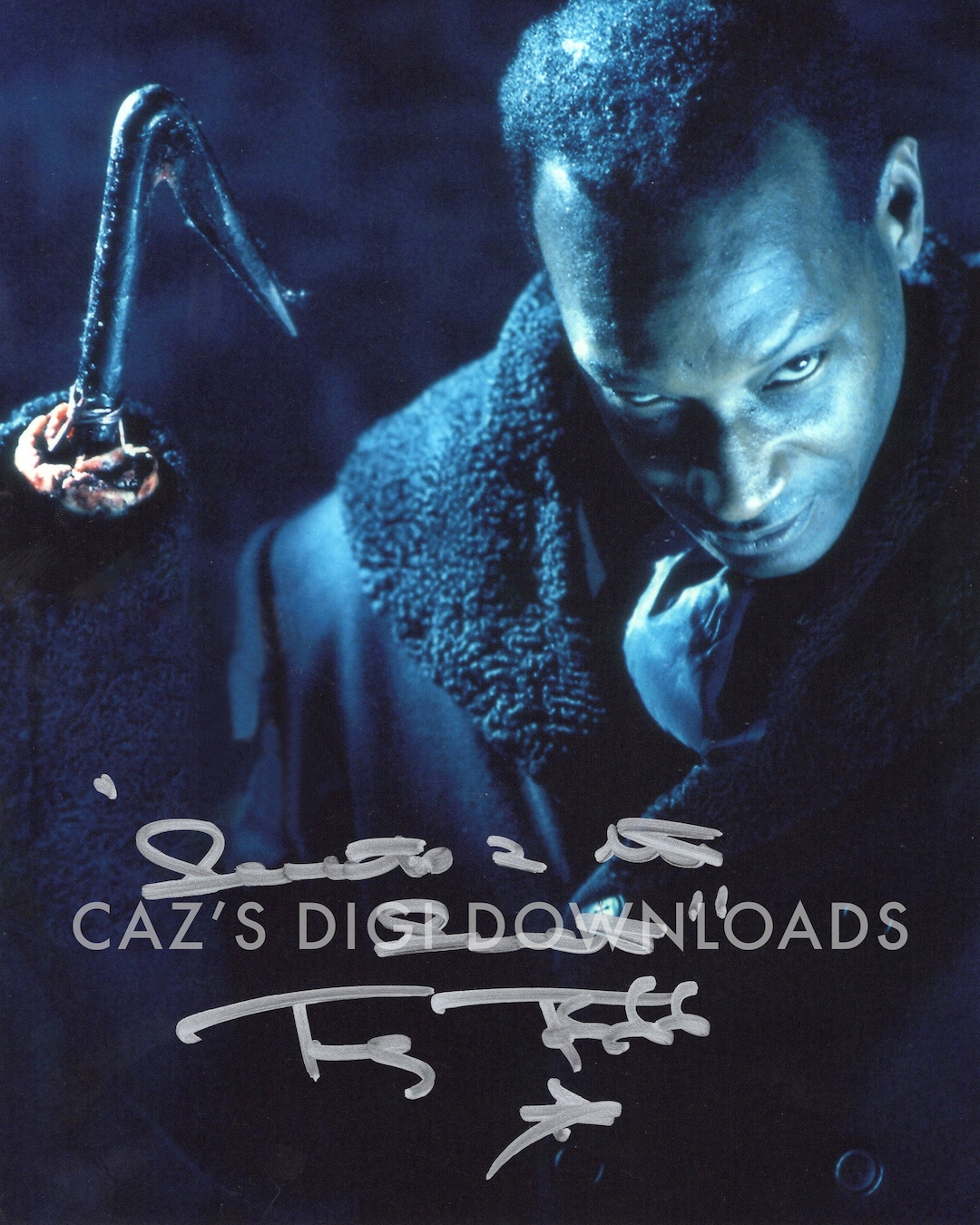 Candyman Tony Todd 10x8 Autograph Photo Print - Print at Home - Etsy