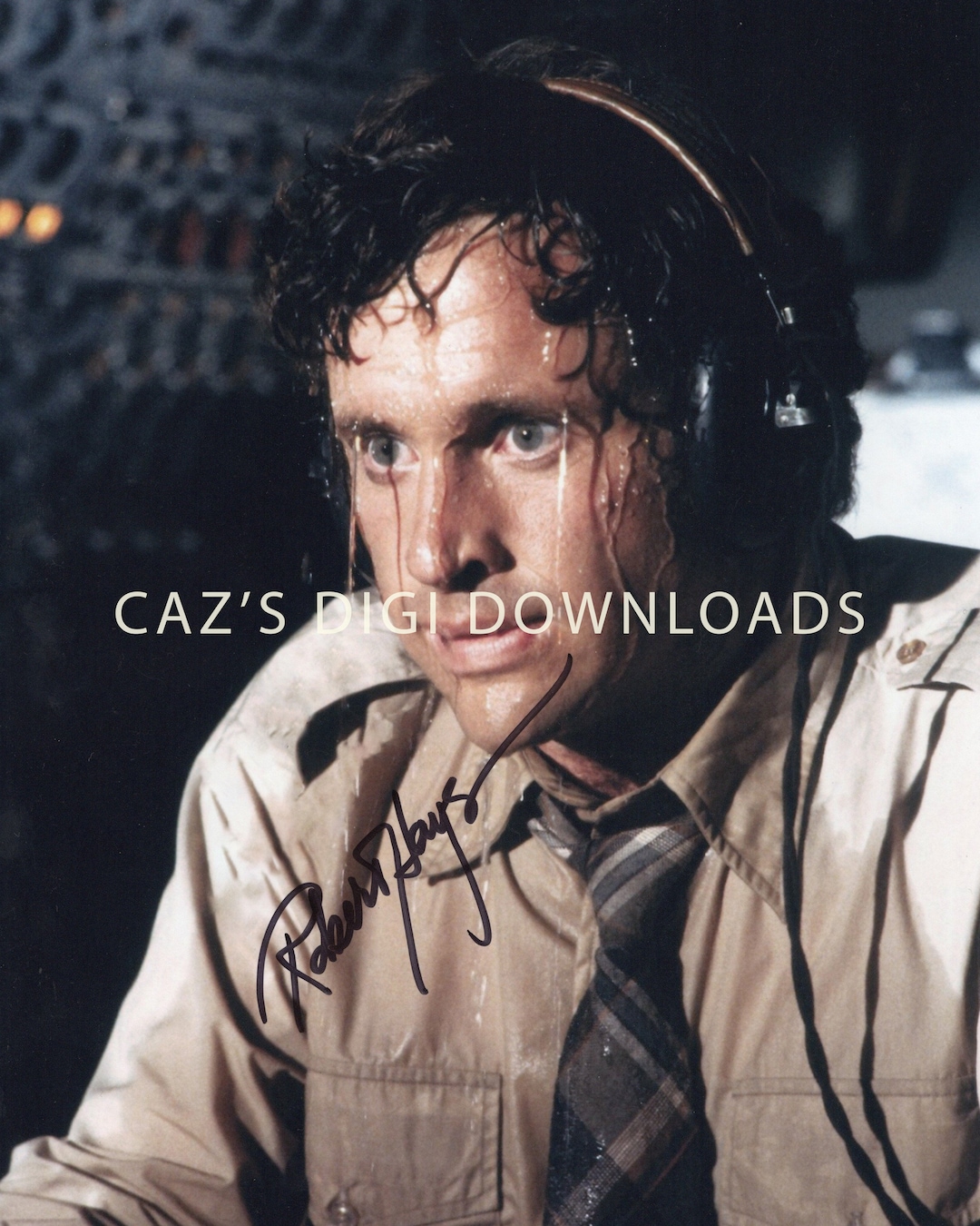 Airplane! "ted Striker" Robert Hays 10x8 Autograph Photo Print - Print ...