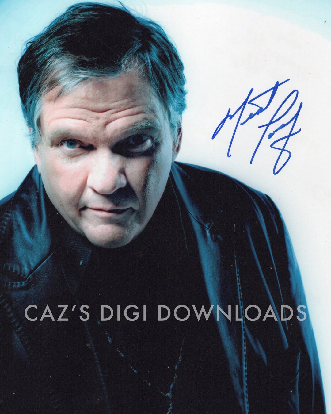 Meat Loaf 10x8 Autograph Photo Print - Print at Home - Etsy
