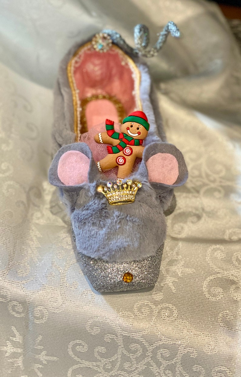 Decorated Pointe Shoe NUTCRACKER MOUSE Mouse King/queen Cinderella, Recital, Animal Themed ...