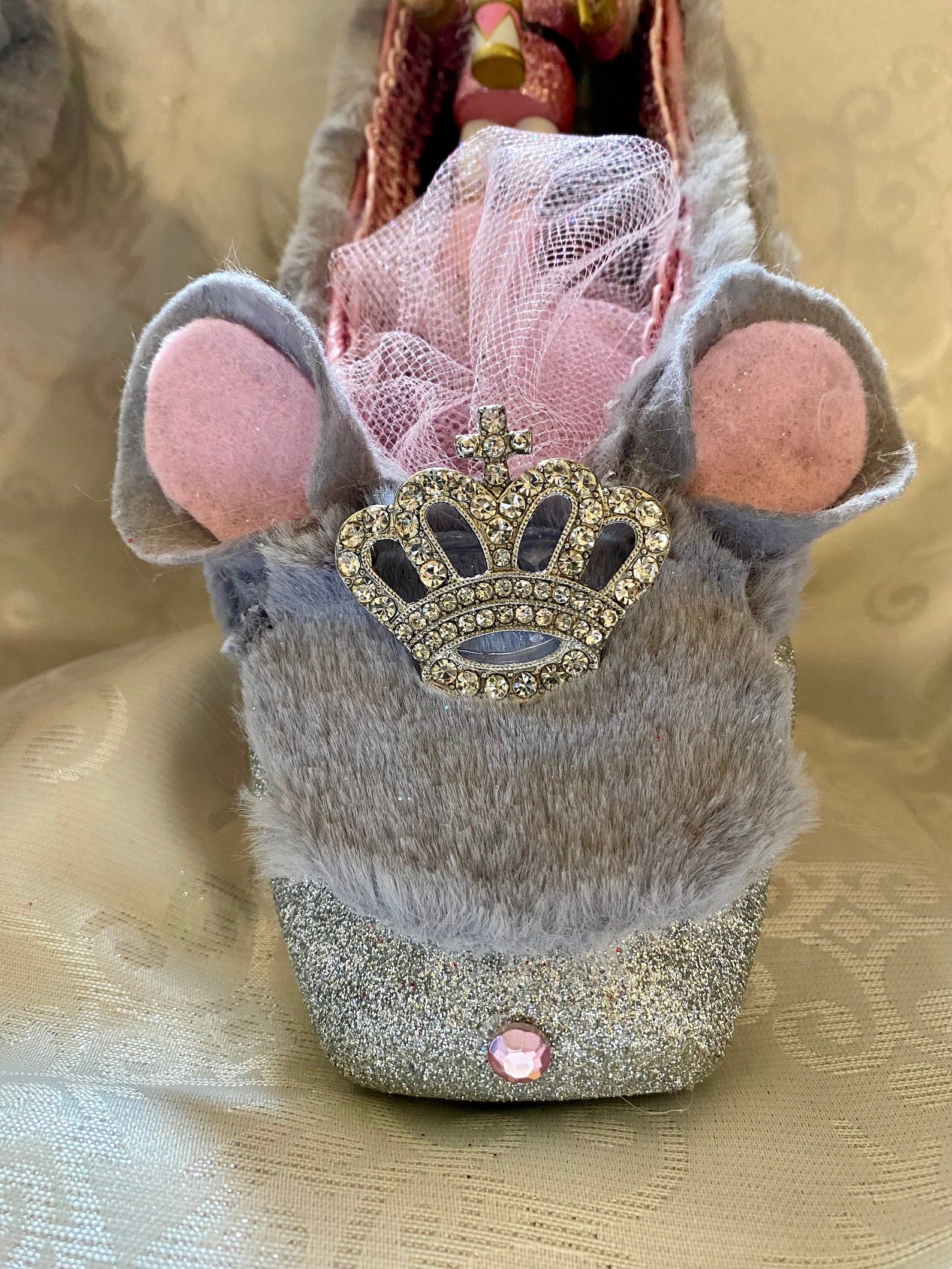 Decorated Pointe Shoe NUTCRACKER MOUSE Mouse King/queen Cinderella, Recital, Animal Themed ...