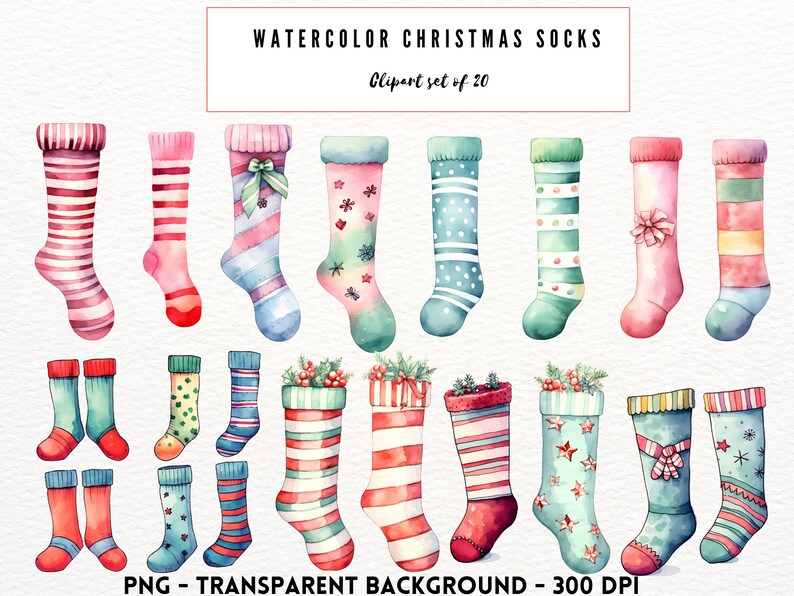 Christmas Stocking Clipart Png Family Christmas Clipart Stocking ...