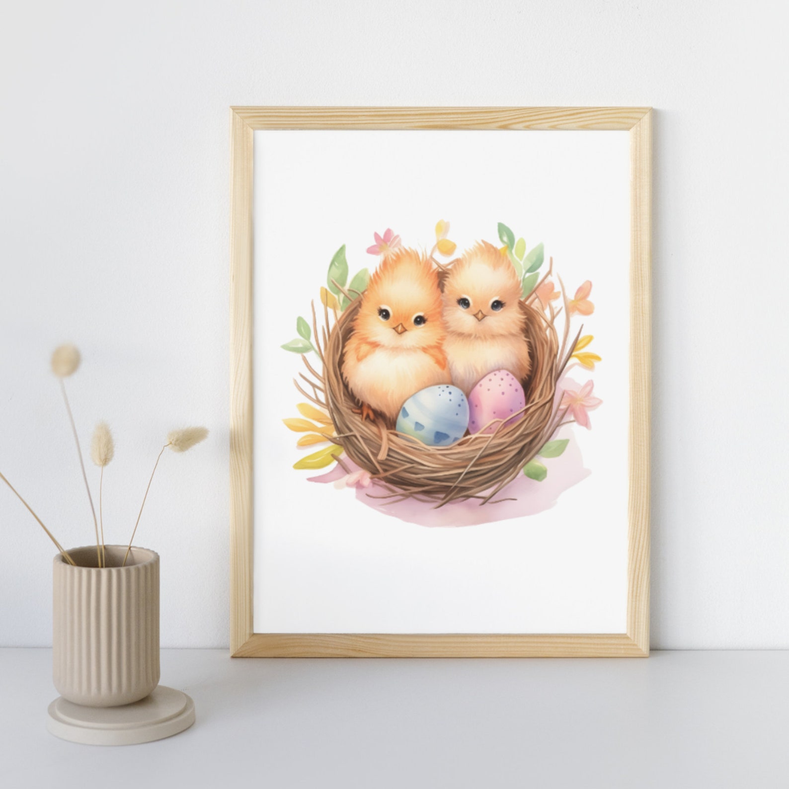 Easter Chick Clipart, Cute Chick Clipart, Spring Clipart, Easter Eggs ...