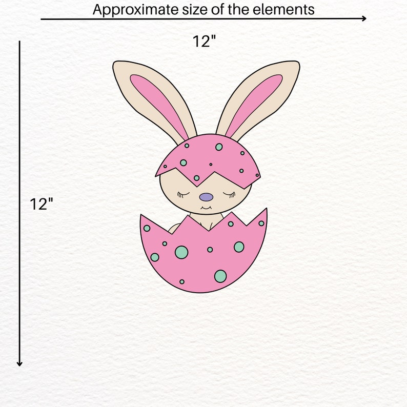 Easter Clipart Retro Easter Clipart Bundle Bunny Clipart Easter Chicks ...