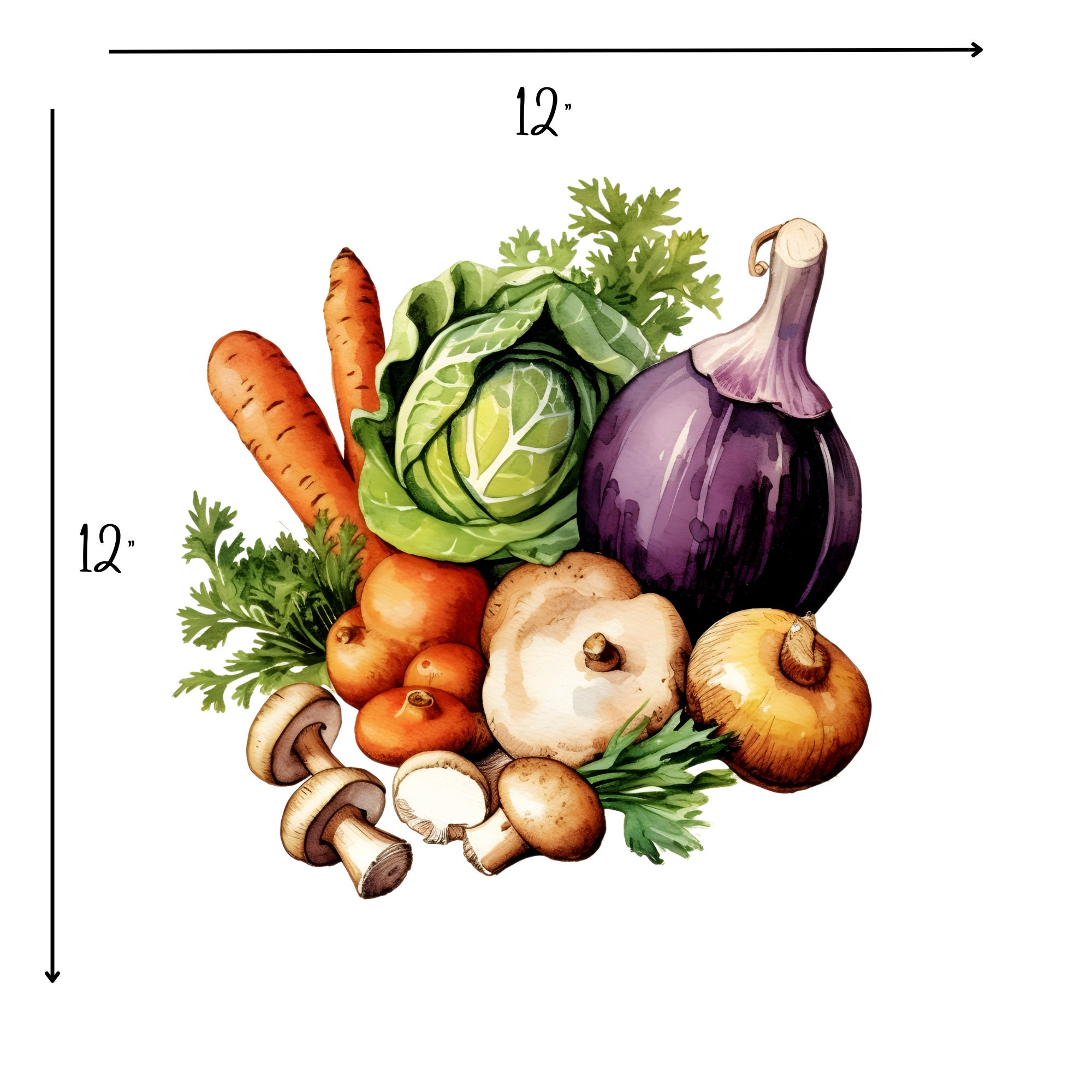 Garden Vegetables PNG Bundle, Vegetables Clipart, Nature PNG Farm ...