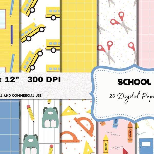 Digital Paper Set - Etsy