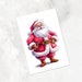 Santa Claus Sublimation Design Cartoon Santa Clipart PNG Merry ...