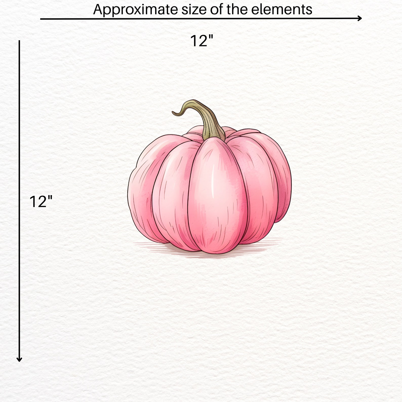 Pink Pumpkin Clipart PNG Pink Pumpkins Autumn Clipart Fall PNG - Etsy