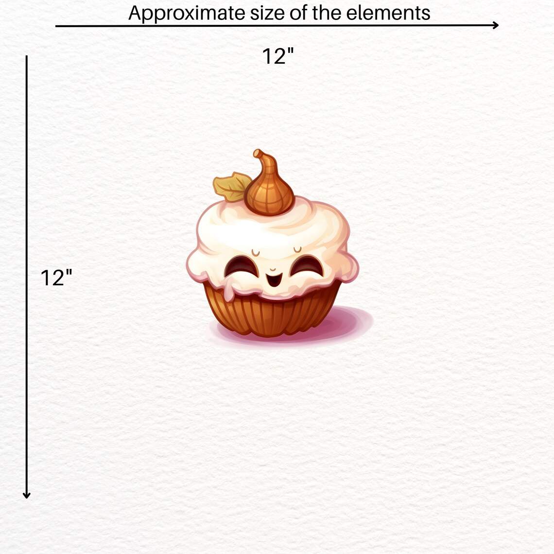 Halloween Cupcakes Clipart Cute Halloween Cupcakes PNG Candy - Etsy