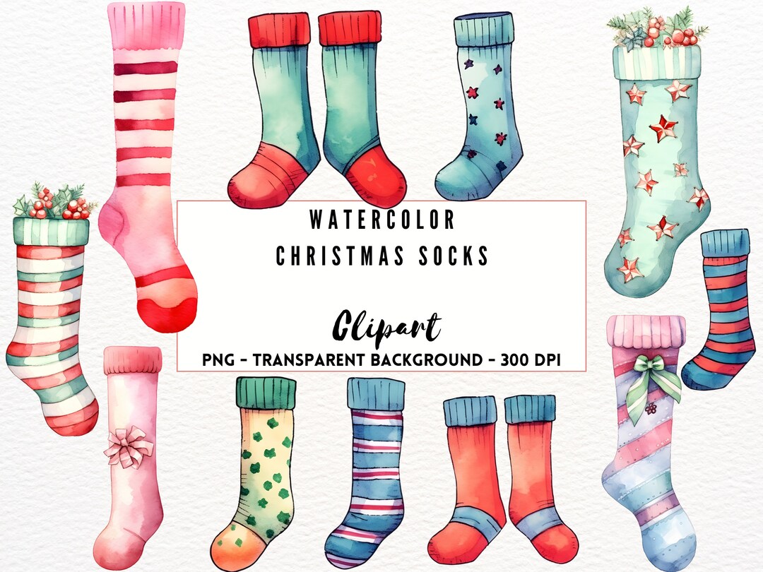 Christmas Stocking Clipart Png Family Christmas Clipart Stocking ...