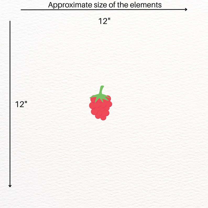 Fruit Clipart Bundle Cute Clip Art Set Strawberry Apple Cherry Clipart ...