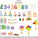 Rainbow Birthday Clipart Bundle Rainbow Clipart Set Birthday - Etsy