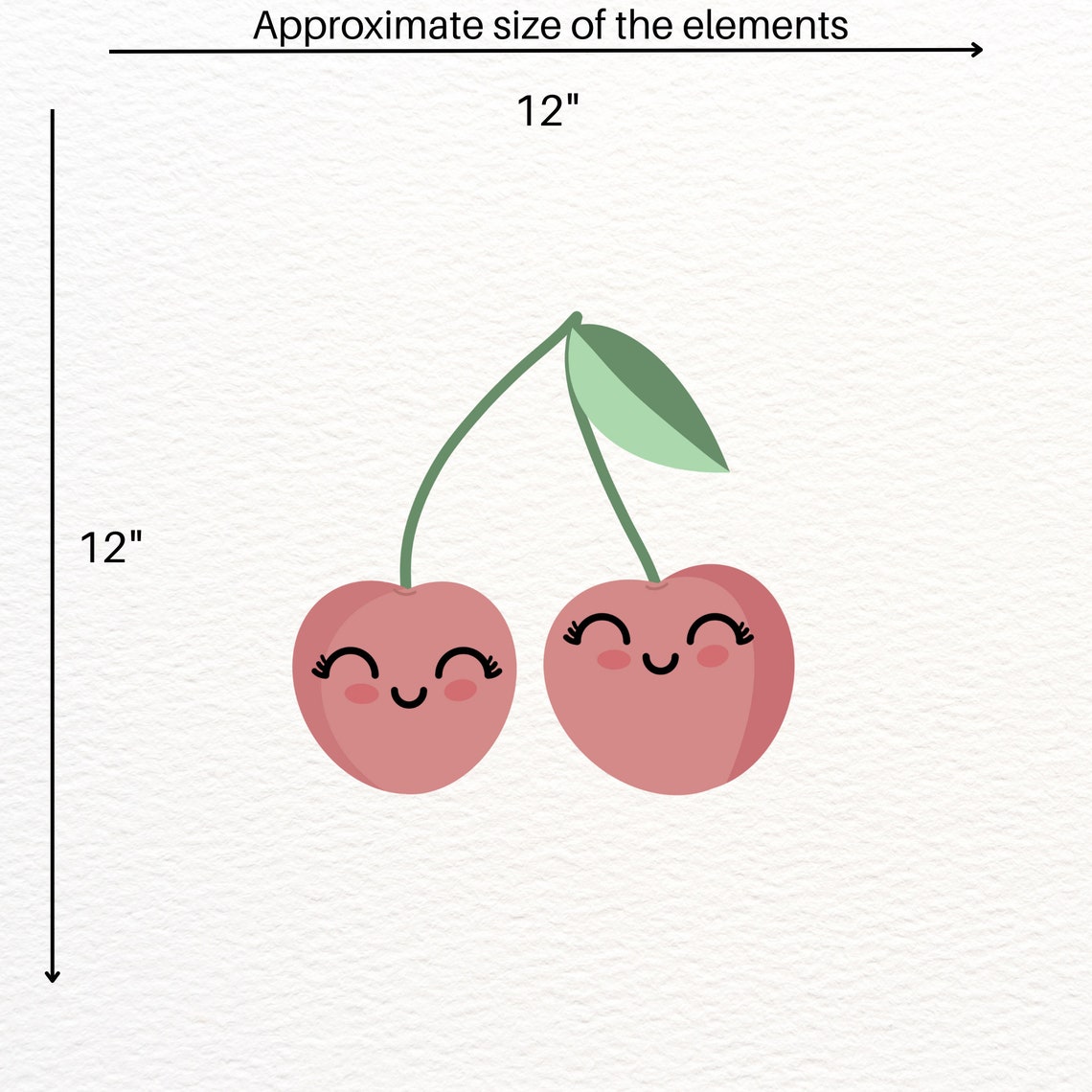 Boho Clipart Fruit Clipart Bundle Kawaii Clip Art Set Clipart Boho Kids ...