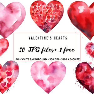 Valentines Day Clipart, Printable Love Elements, Cute Valentines Images ...