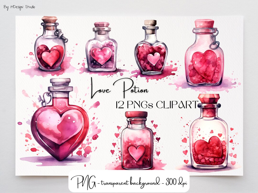 Love Potions Clipart, Love Illustrations, Valentines Day Images ...