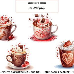 Valentine's Day Clipart, Printable Love Elements, Cute Valentine's ...