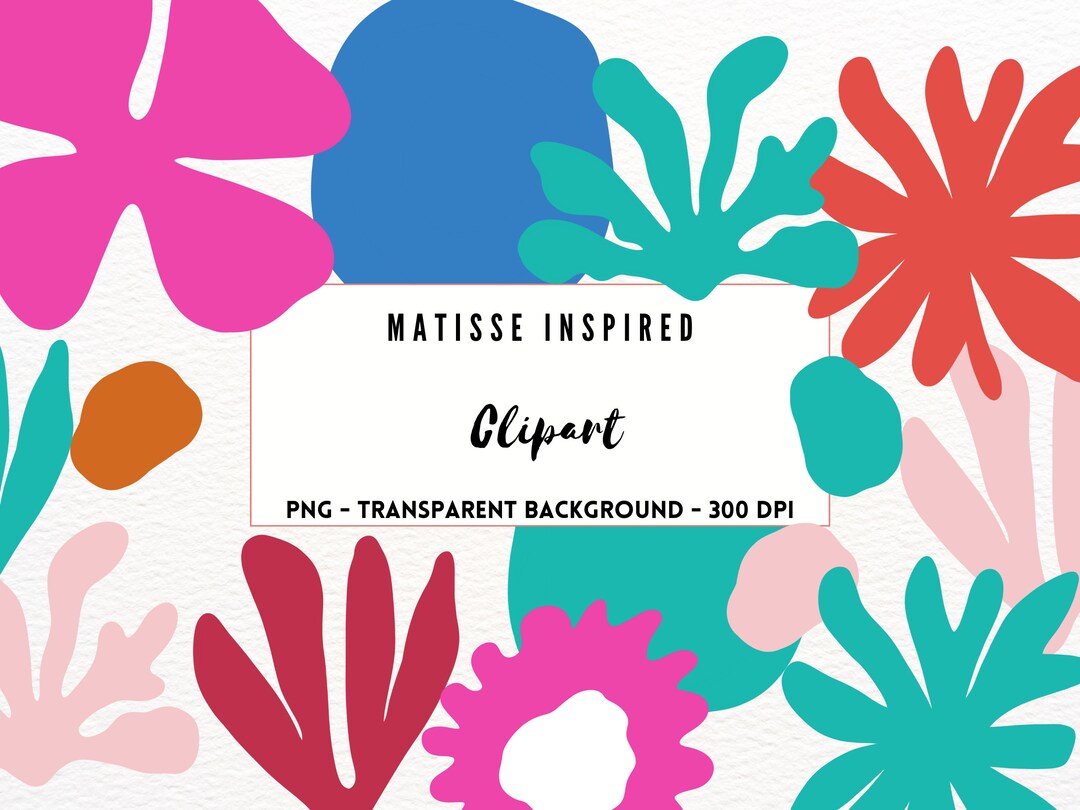 Coral Clipart Bundle Coral Preppy Decor Bundle Abstract Clipart ...