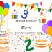 Rainbow Birthday Clipart Bundle Rainbow Clipart Set Birthday - Etsy