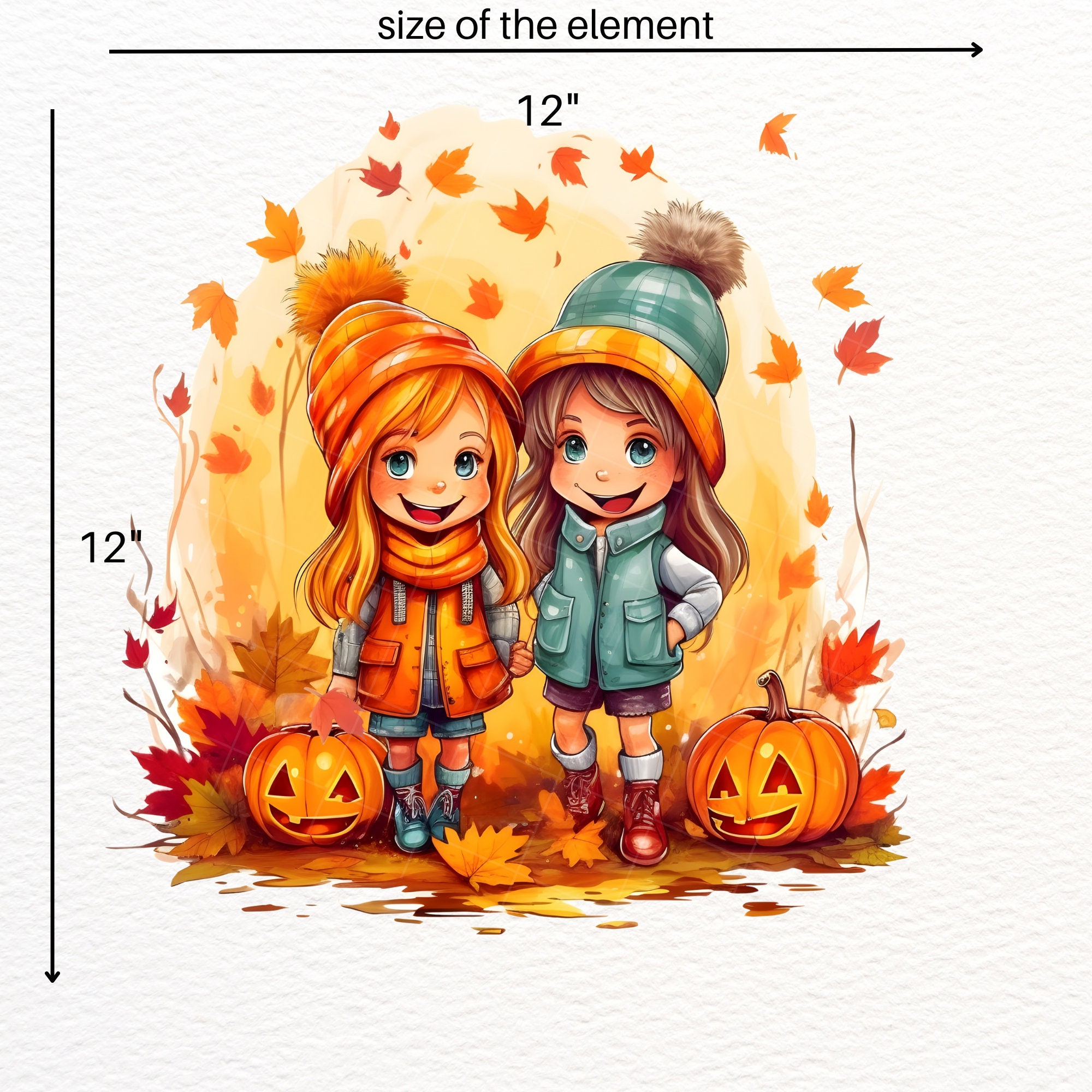 Girls Fall Png Designs Kids in the Fall Graphic Designs for Mugs T ...