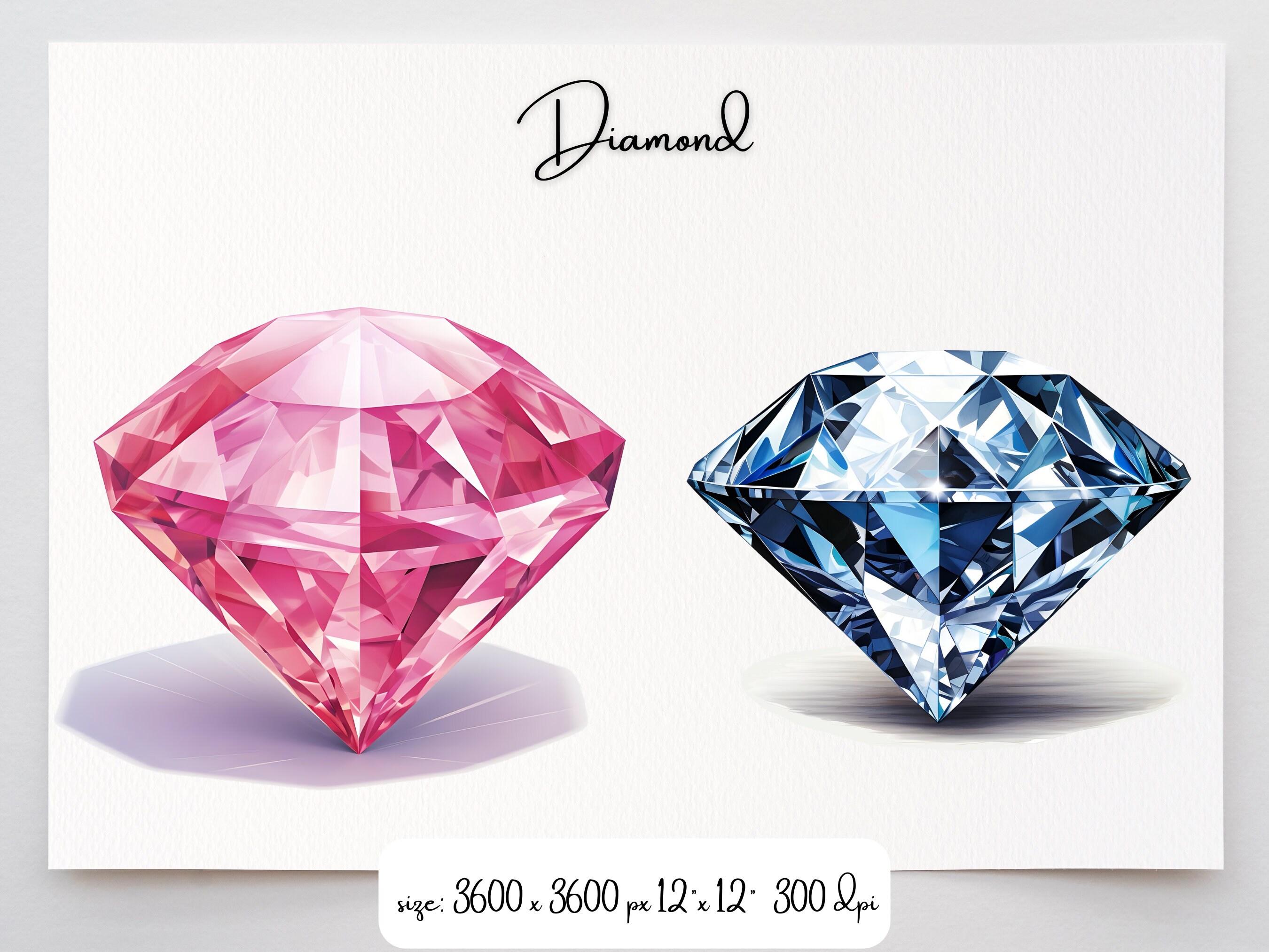 Diamonds Clipart, Crystals PNG, Gems Clipart, Jewels Clipart, Crystal ...