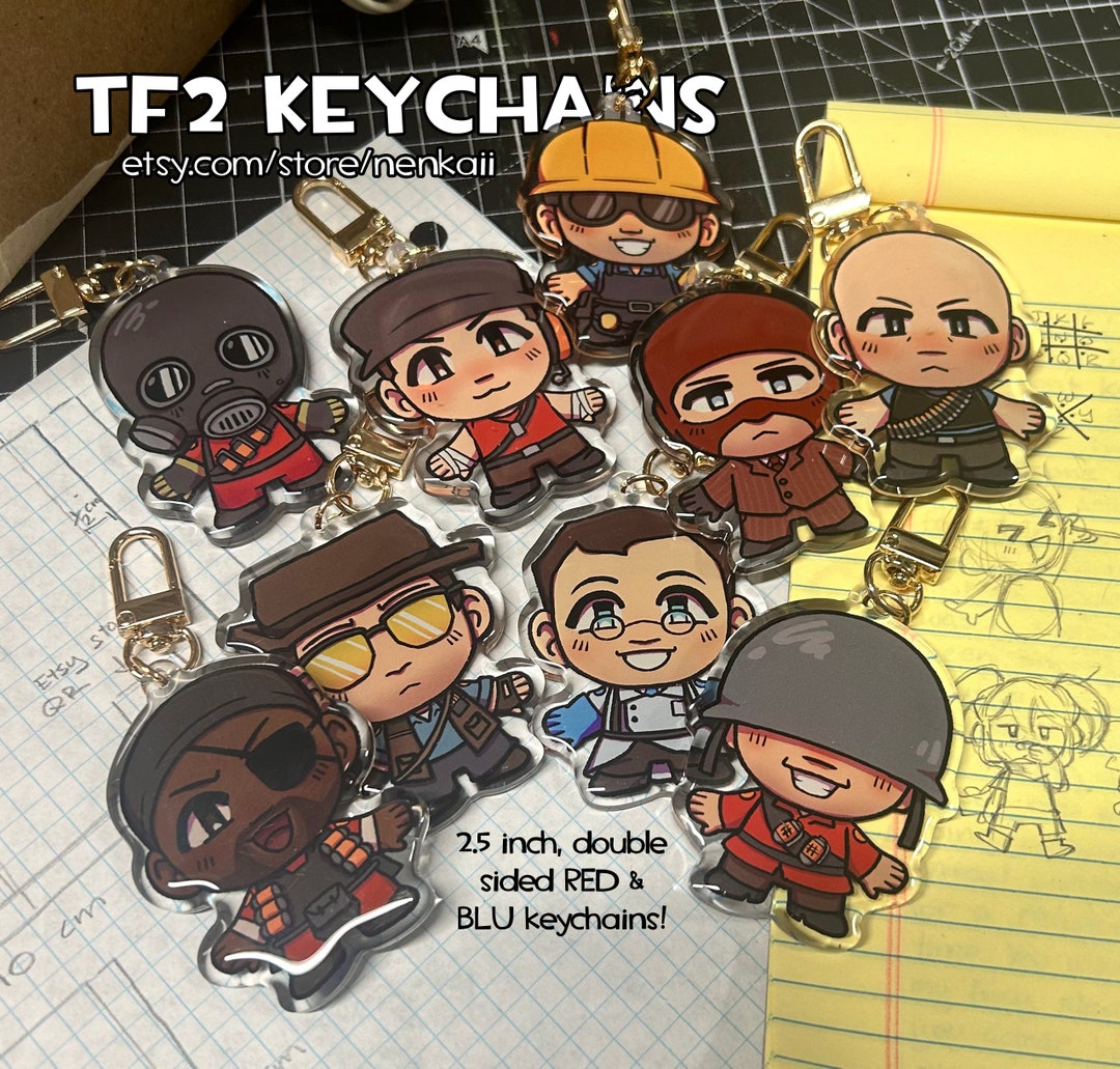 TF2 Keychains - Etsy