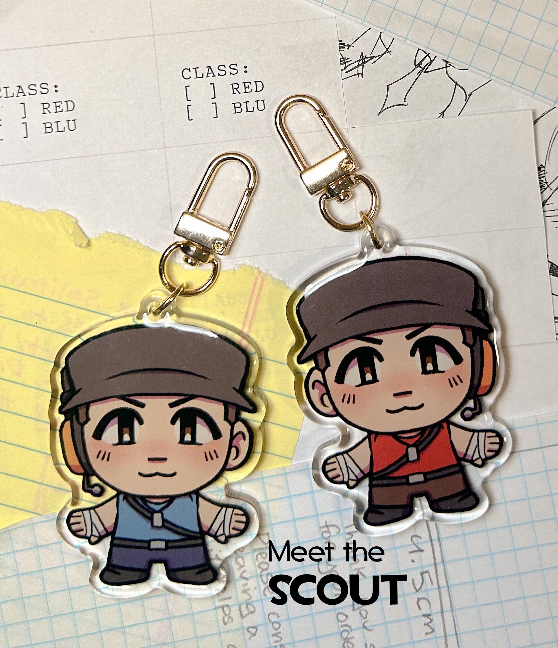 TF2 Keychains - Etsy