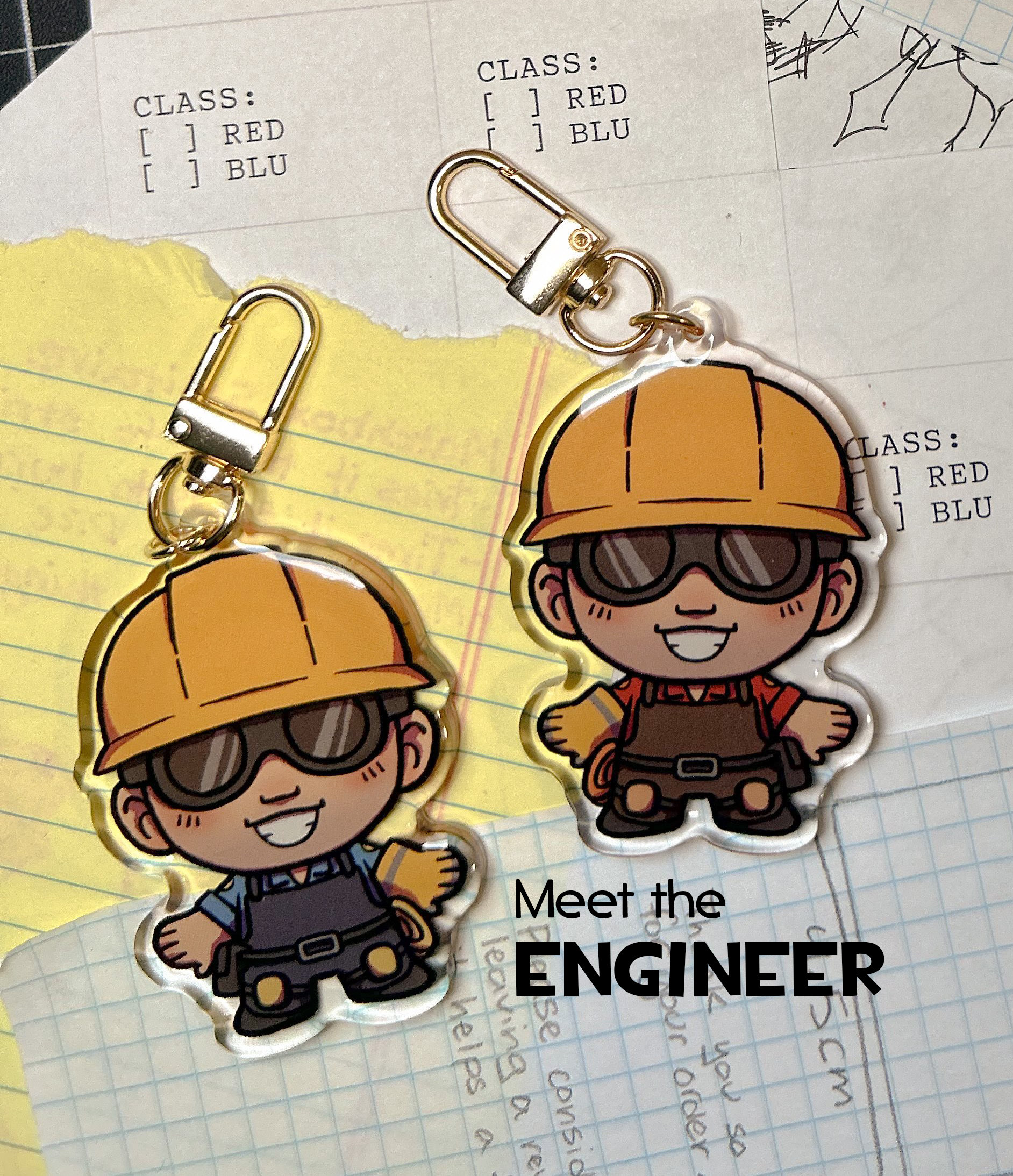 TF2 Keychains - Etsy