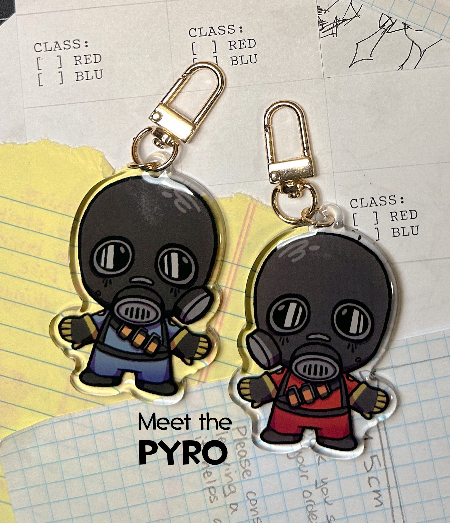 TF2 Keychains - Etsy