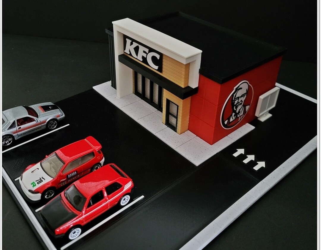 1/64 Scale KFC Diorama | VETERAN MADE | S Scale - Etsy