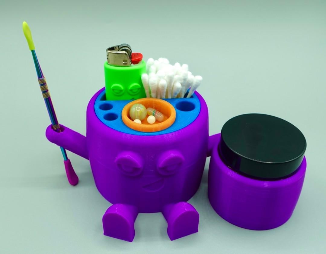 Chill Buddy Organizer Station HAPPY FACE | Concentrate Catcher ...