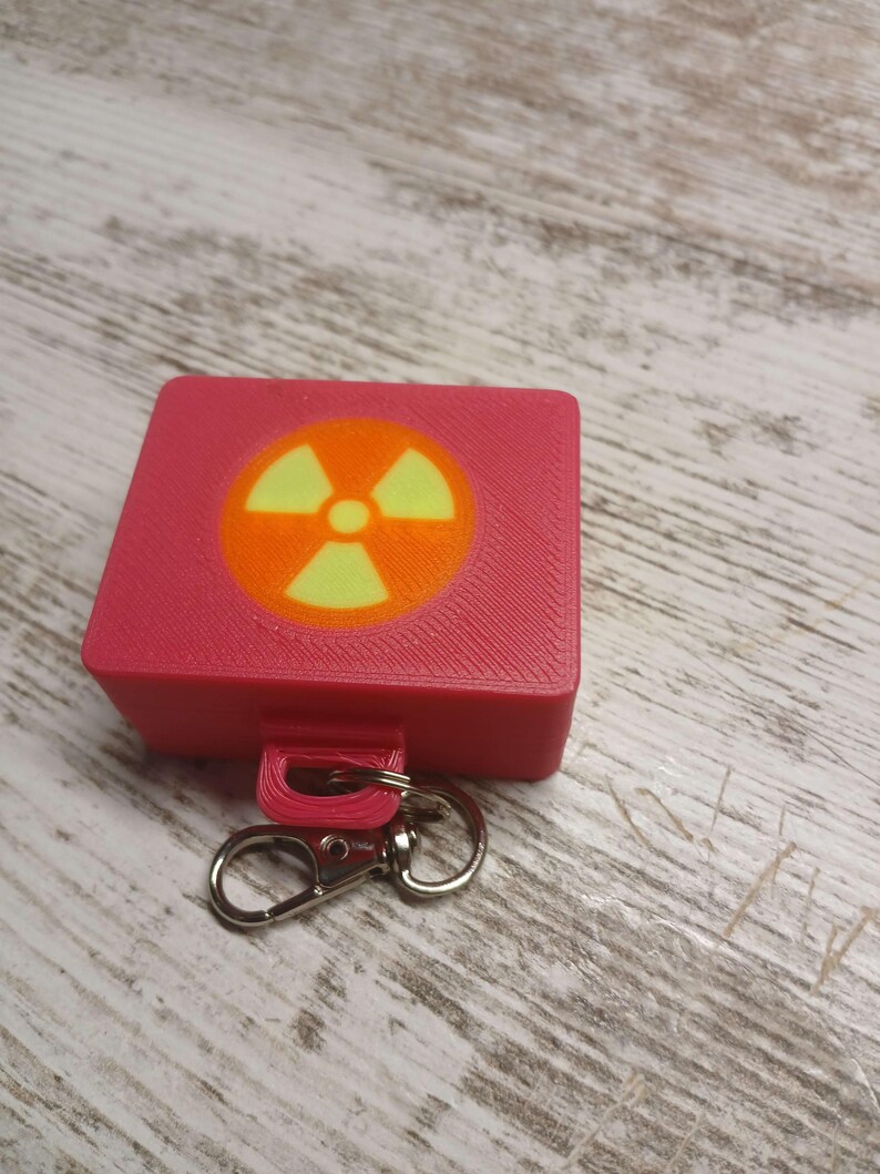 Nuke Case Fidget Key Noisy Clicker | Keychain | 3d Printed | Pick Your ...