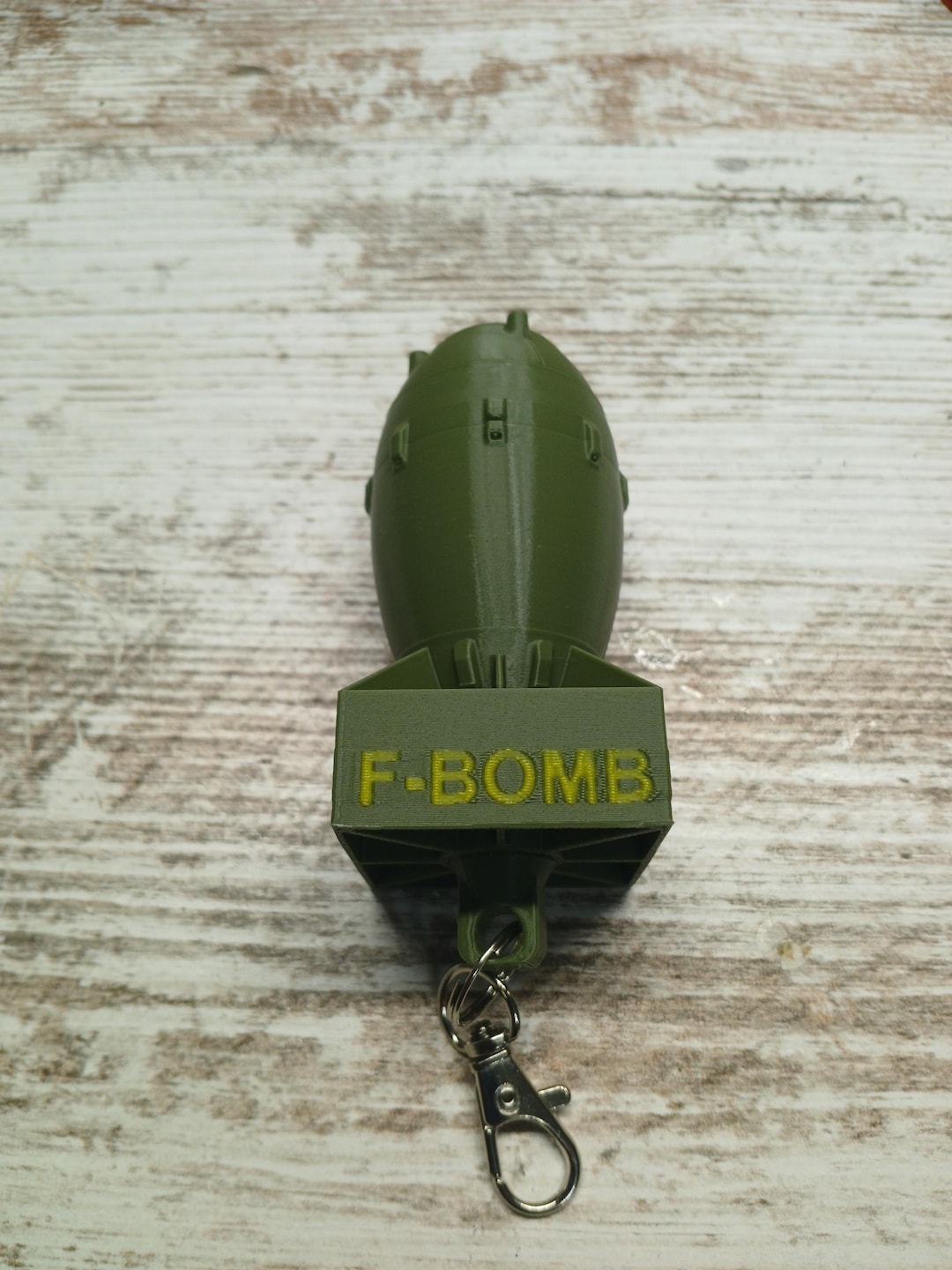 F-bomb Keychain | Fatboy Bomb | Nuke Storage | VETERAN MADE | Container ...