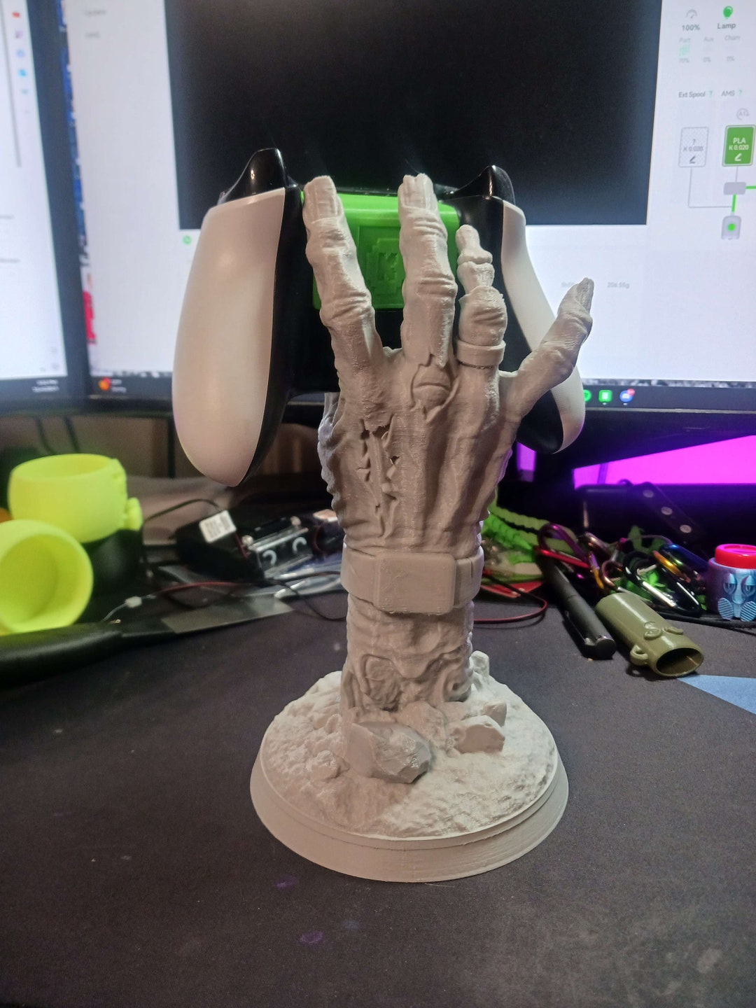 Veteran Made Zombie Controller Holder Gaming Xbox Playstation Ps4 Ps5 ...