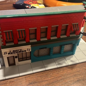 Cafe and Record Store Diorama | 1/64 Scale | VETERAN MADE | S Scale - Etsy