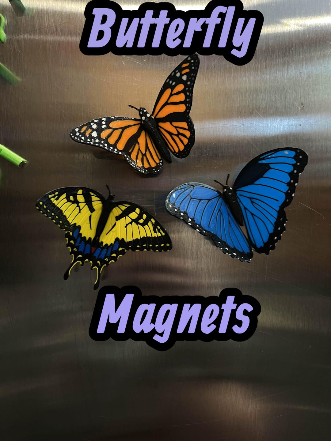 Butterfly Fridge Magnets | Customizable |veteran Made | Fridge Magnet ...