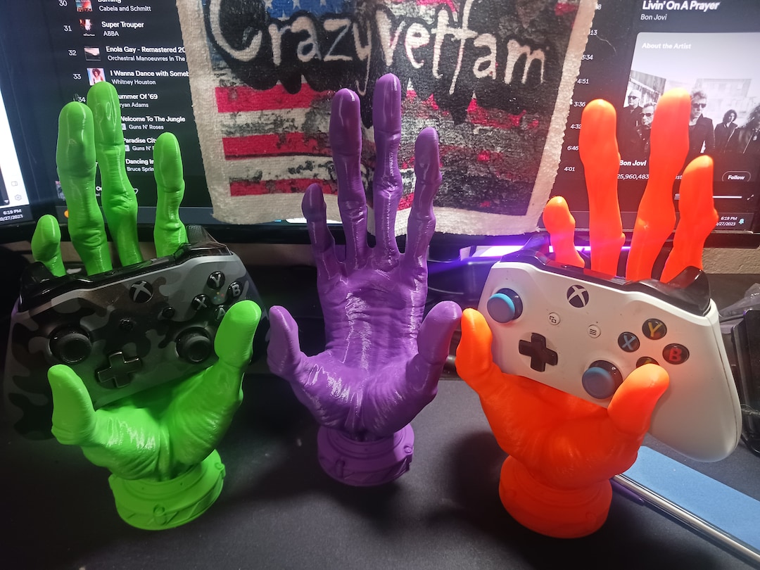 VETERAN MADE 6 Finger ALIEN Controller Holder Stand Gaming Xbox ...