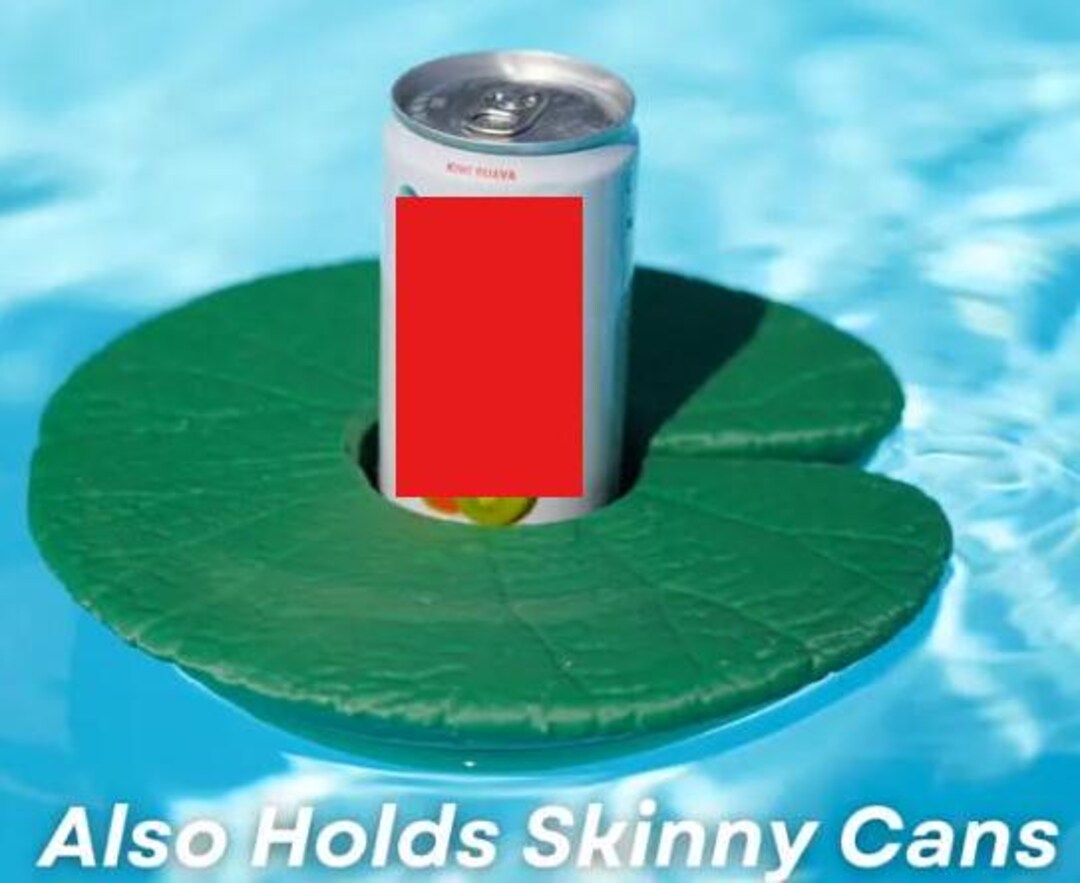 Lily Pad Floating Cupholder | Customizable | Veteran Made | Can Holder ...
