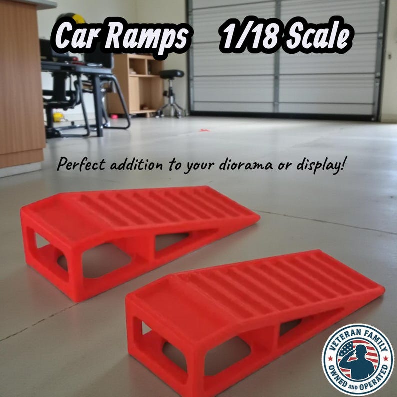 1/18 Scale Diorama Ramps: Veteran Made Accessories - Etsy