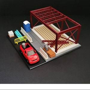 The Construction Site Diorama | 1/64 Scale | S Scale | Veteran Made ...