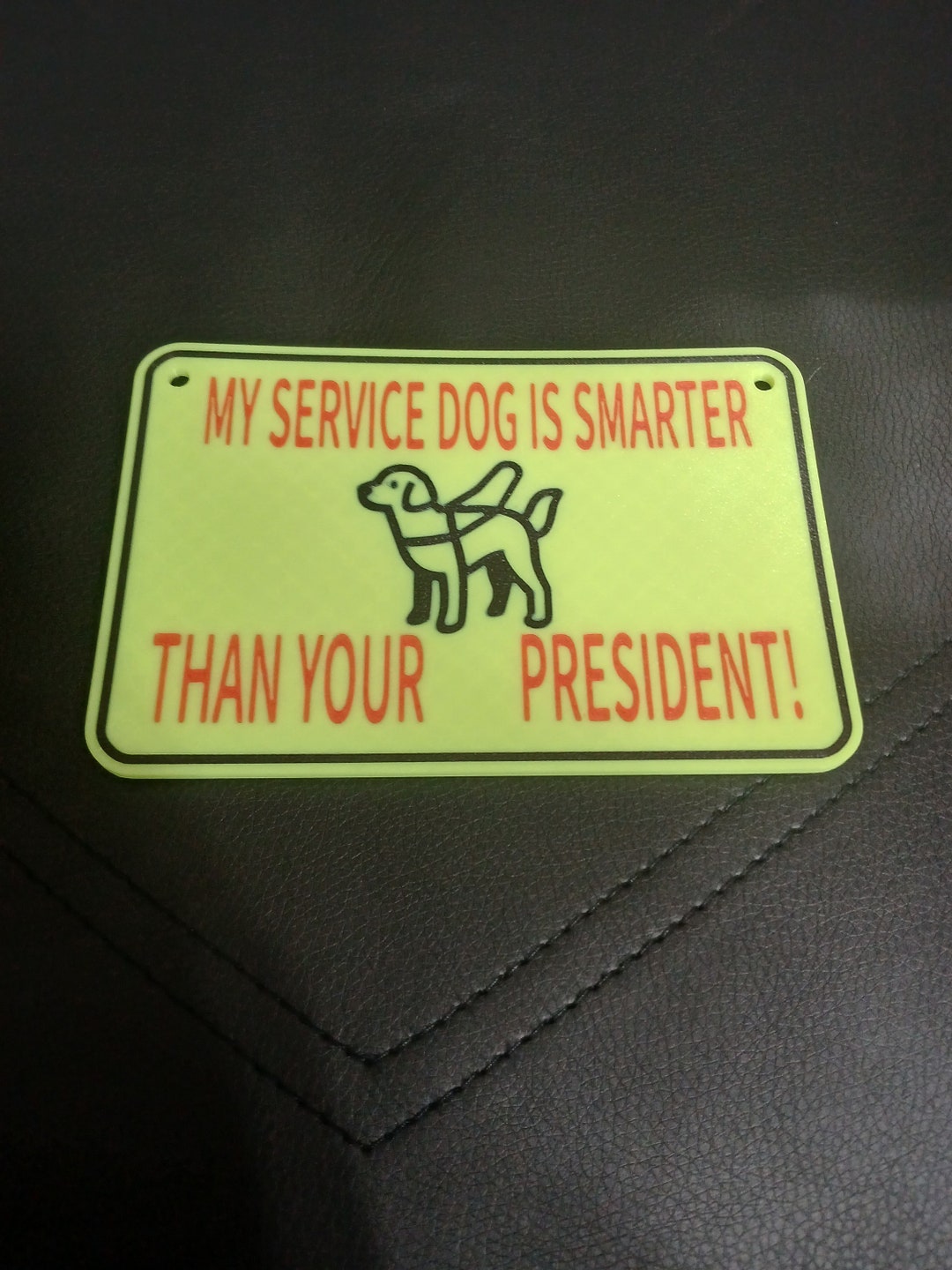 Service Dog Sign | Veteran Made | Customizable - Etsy