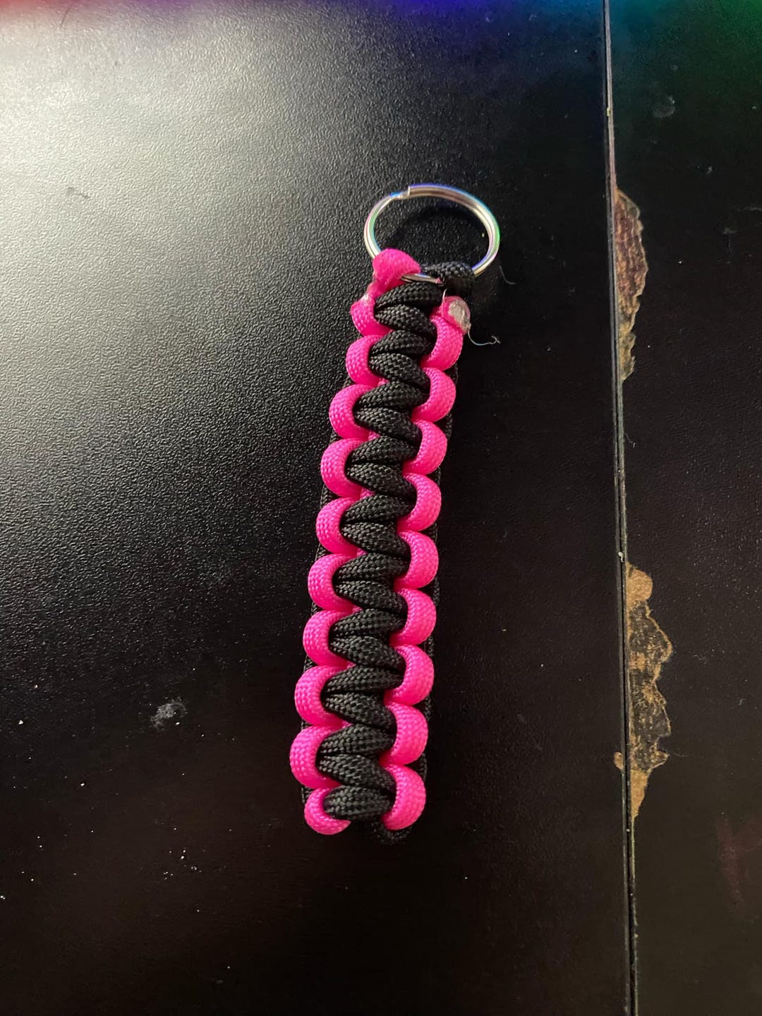 4-5 Inch Cobra Knot 550 Paracord Keychain | Survival | Hand Made - Etsy