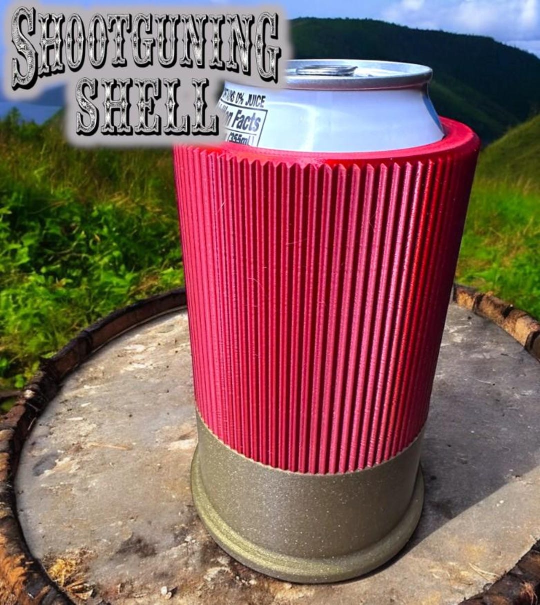 Shotgun Shell Can Cooler | Customizable | Veteran Made - Etsy