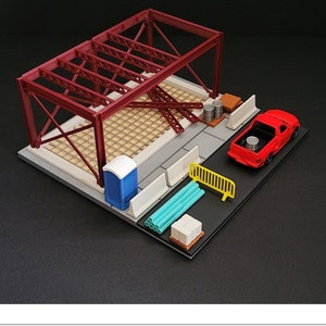 The Construction Site Diorama | 1/64 Scale | S Scale | Veteran Made ...