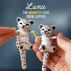 Flexi Snow Leopard Flexi - Etsy