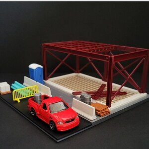 The Construction Site Diorama | 1/64 Scale | S Scale | Veteran Made ...