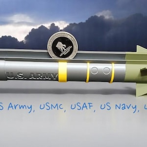 Missile Rocket Challenge Coin Display | VETERAN MADE | Holder | Rack ...