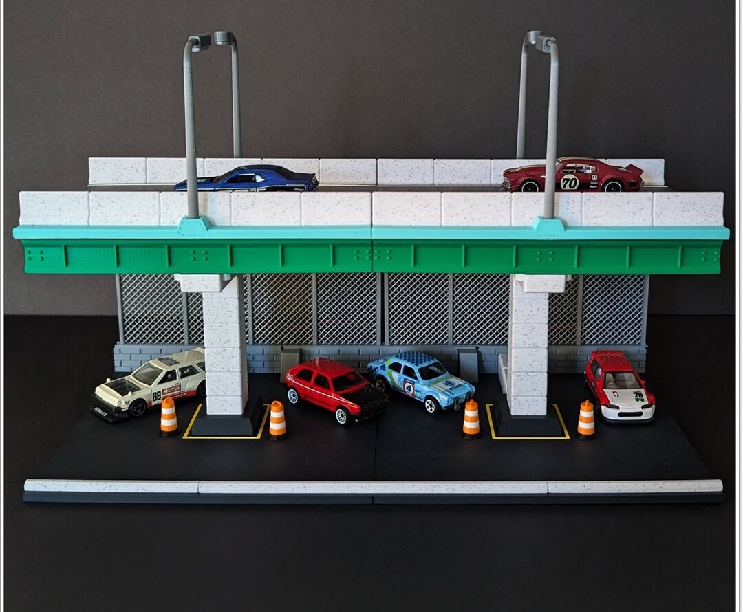 The Overpass 1/64 Scale Diorama | Veteran Made | - Etsy