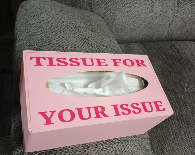 Funny Tissue Box Cover VETERAN MADE - Etsy