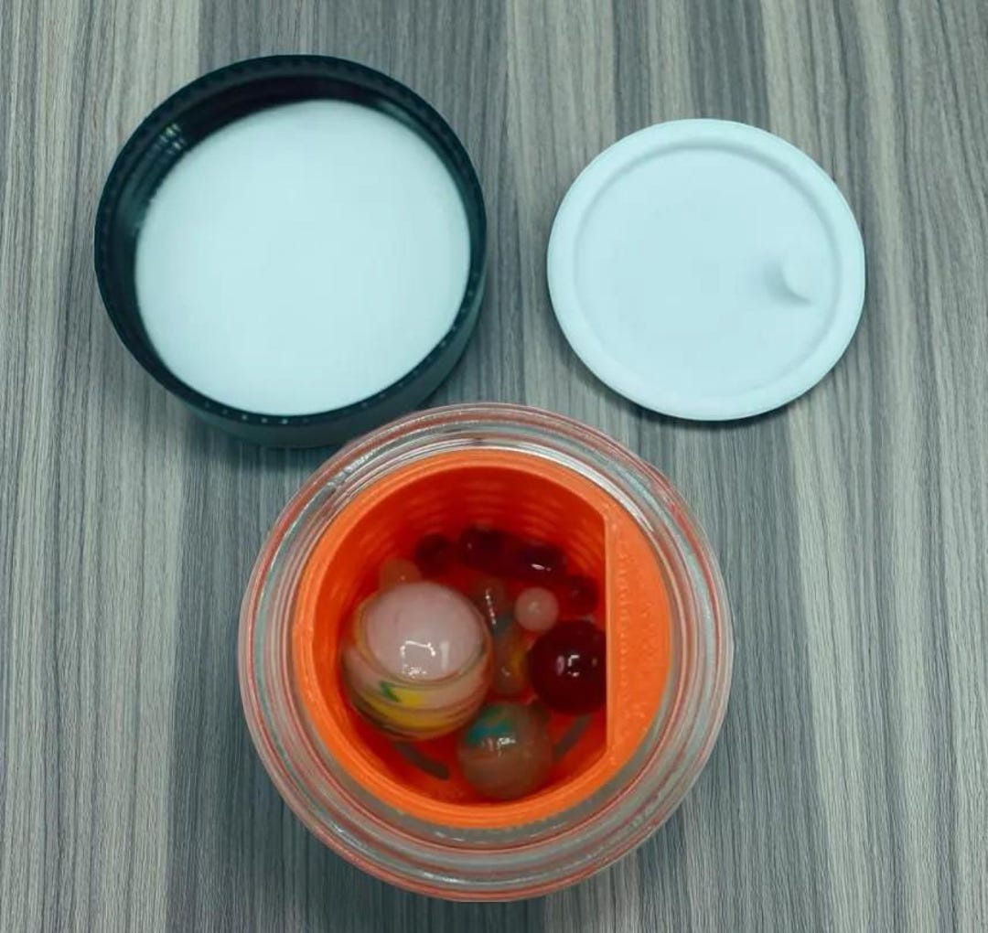 Terp Pearl Cleaner 2 OZ Glass Jar | Concentrate Catcher | Customizable ...