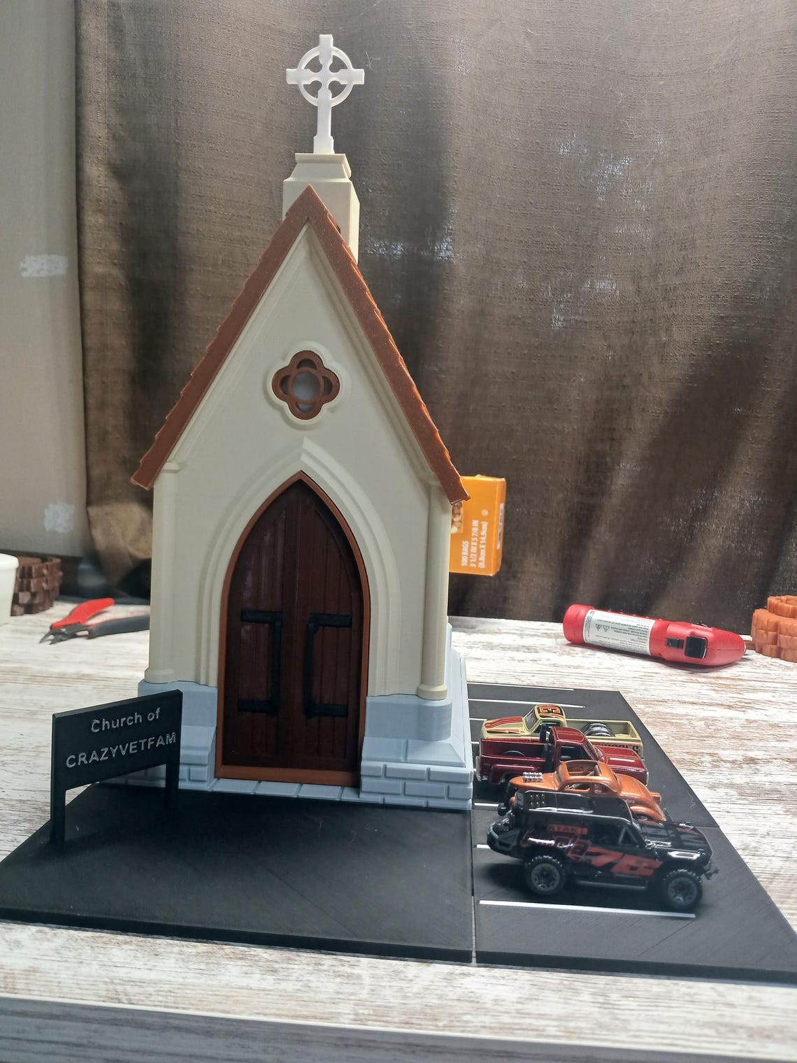 Large Church Diorama | 1:64 Scale Church Diorama | S Scale Diorama ...